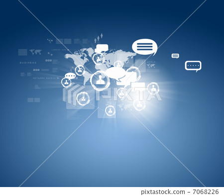 Internet concept illustration - Stock Illustration [7068226] - PIXTA