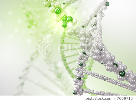 DNA Strand - Stock Illustration [7069713] - PIXTA