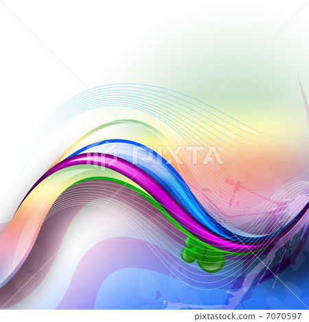 Colourful abstract illustration background - Stock Illustration ...