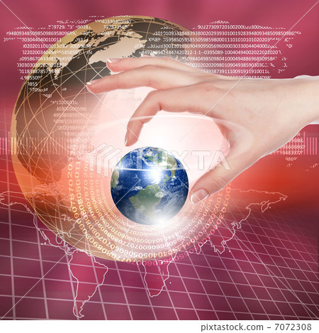 global technology illustration - Stock Illustration [7072308] - PIXTA