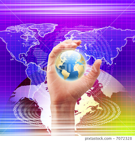 global technology illustration - Stock Illustration [7072328] - PIXTA
