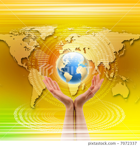 global technology illustration - Stock Illustration [7072337] - PIXTA