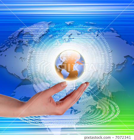 global technology illustration - Stock Illustration [7072341] - PIXTA