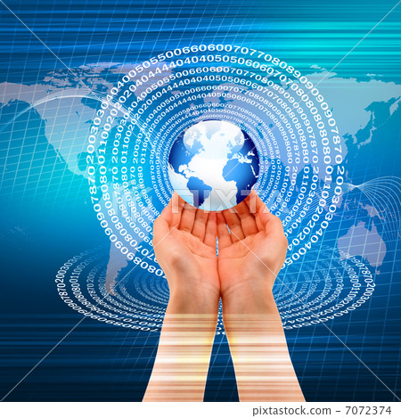 global technology illustration - Stock Illustration [7072374] - PIXTA