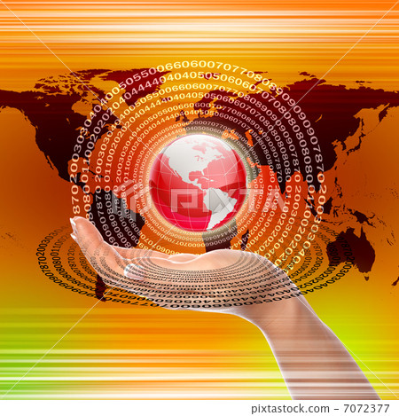 global technology illustration - Stock Illustration [7072377] - PIXTA