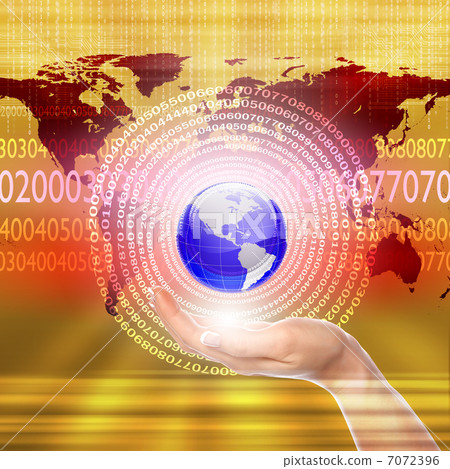 global technology illustration - Stock Illustration [7072396] - PIXTA