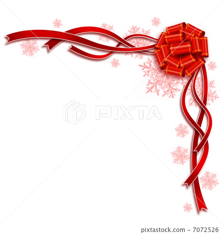 Beautiful design of white background red ribbon - Stock Illustration ...