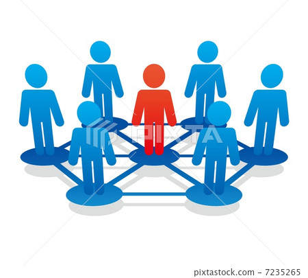 Small network - Stock Illustration [7235265] - PIXTA