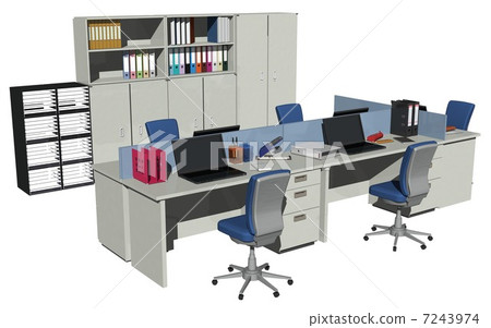 Office 13 b - Stock Illustration [7243974] - PIXTA