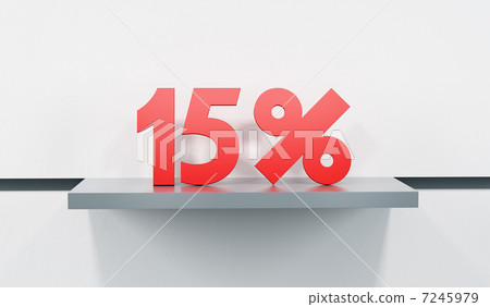 sale at 15 percent - Stock Illustration [7245979] - PIXTA
