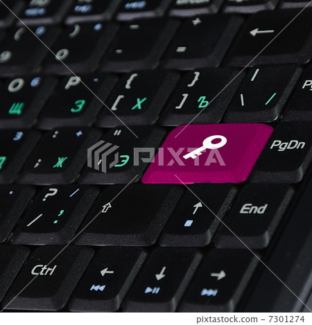 Computer keyboard and search symbol - Stock Illustration [7301274] - PIXTA