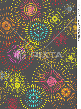 Fireworks · length and bread OK - Stock Illustration [7322136] - PIXTA
