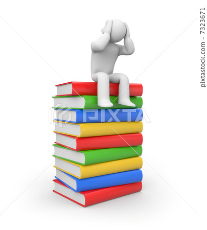 Too much knowledge! - Stock Illustration [7323671] - PIXTA