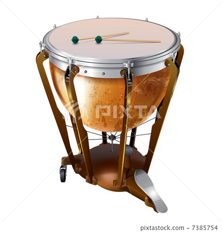 Musical background series. Classical timpani... - Stock Illustration ...