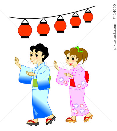 Bon dance - Stock Illustration [7414090] - PIXTA