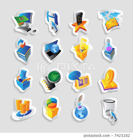 Icons for technology and interface - Stock Illustration [7423282] - PIXTA