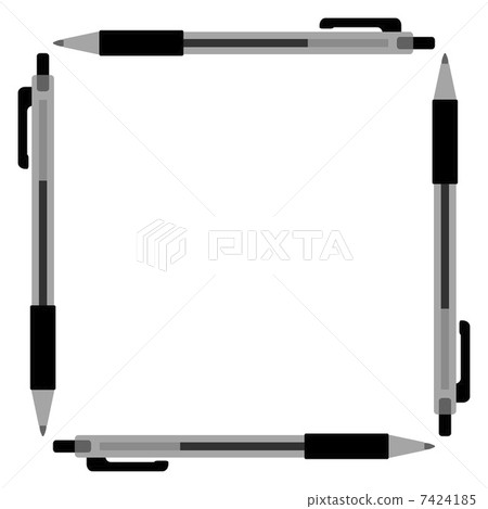 Ballpoint pen frame - Stock Illustration [7424185] - PIXTA