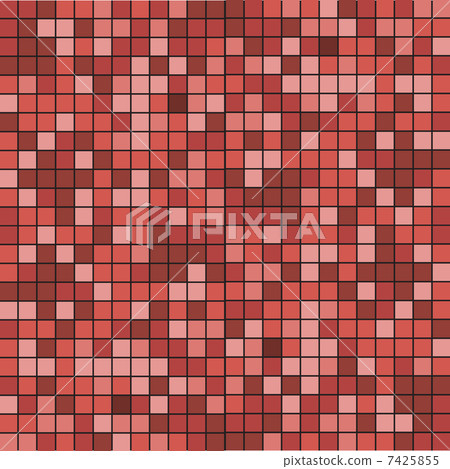 Red squares - Stock Illustration [7425855] - PIXTA