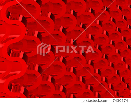 Red Wavy Scales pattern or texture - Stock Illustration [7430374] - PIXTA