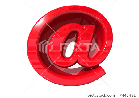 At mark - Stock Illustration [7442481] - PIXTA