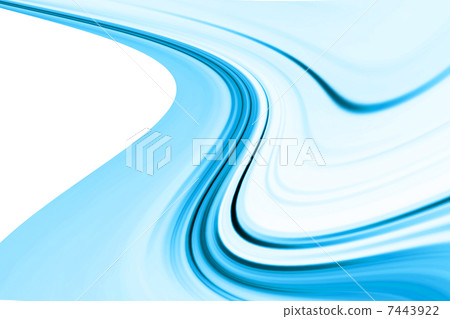 abstract wavy way - Stock Illustration [7443922] - PIXTA