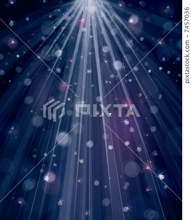 Vector sky background with lights and stars. - Stock Illustration ...