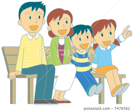 Hopeful family illustration - Stock Illustration [7476562] - PIXTA