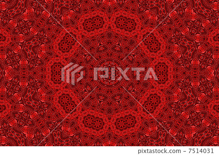 Abstract red pattern - Stock Illustration [7514031] - PIXTA