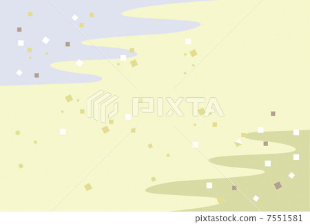 Japanese style sword splinter paper - Stock Illustration [7551581] - PIXTA