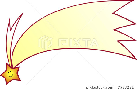 Shooting star frame - Stock Illustration [7553281] - PIXTA