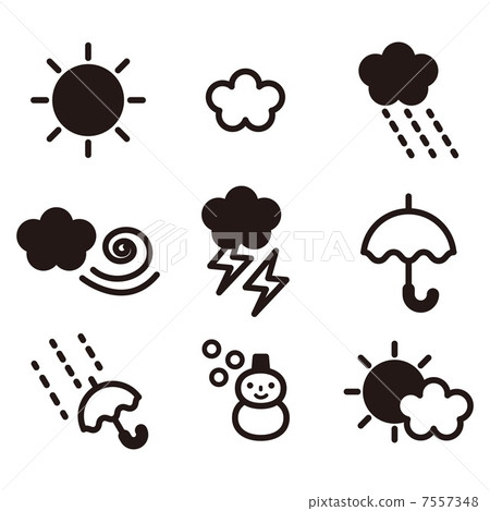 Weather Mark - Stock Illustration [7557348] - PIXTA