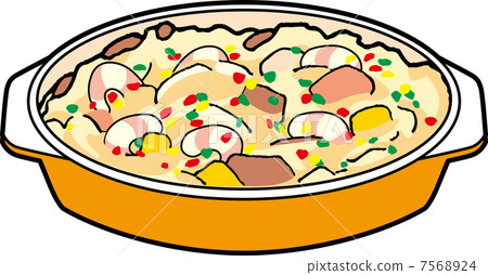 gratin - Stock Illustration [7568924] - PIXTA