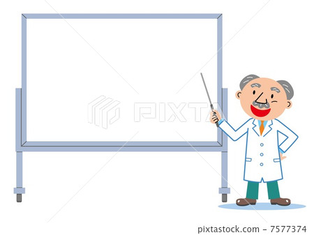 Whiteboard scholar Pointer illustration - Stock Illustration [7577374 ...