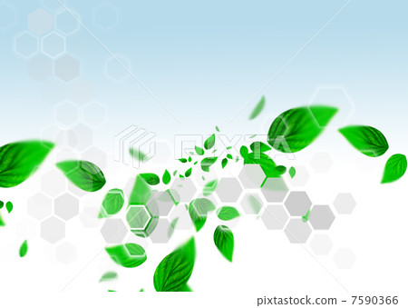 Spring leafs abstract background with place for... - Stock Illustration ...