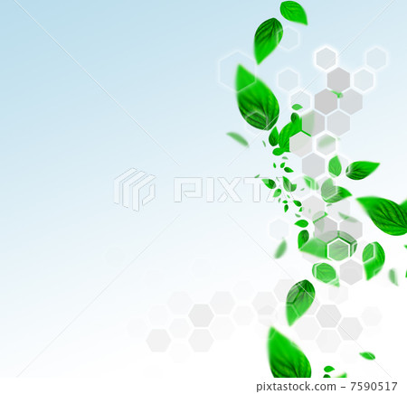 Spring leafs abstract background with place for... - Stock Illustration ...