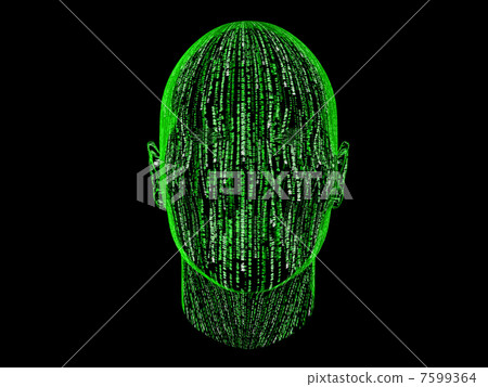 Binary Abstract - Stock Illustration [7599364] - PIXTA
