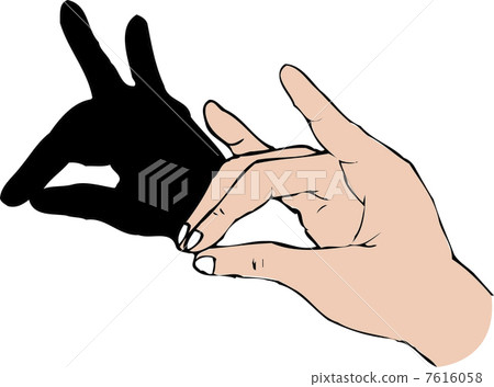 Fox shadow picture - Stock Illustration [7616058] - PIXTA