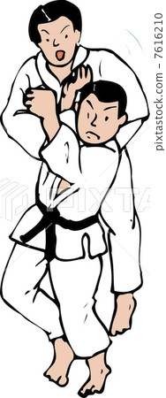 Throwing a shoulder - Stock Illustration [7616210] - PIXTA