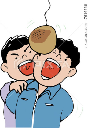 Bread eating competition - Stock Illustration [7616336] - PIXTA