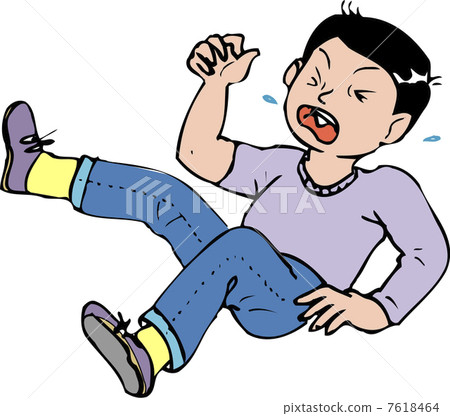 Toppling over - Stock Illustration [7618464] - PIXTA