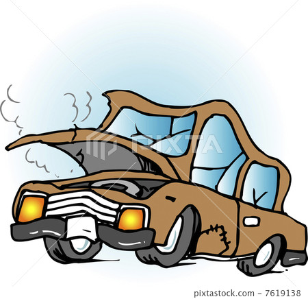 Smashed Car Clipart