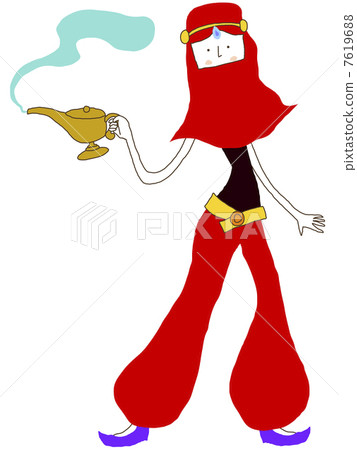 Arabian Night - Stock Illustration [7619688] - PIXTA