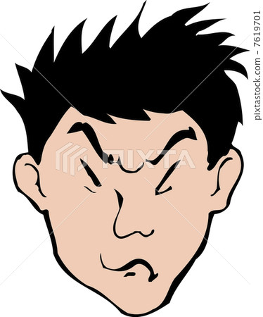 Papa's angry face - Stock Illustration [7619701] - PIXTA