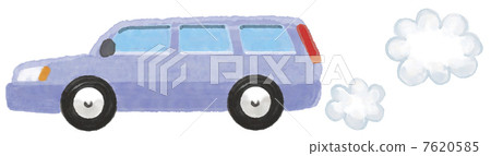 Running car - Stock Illustration [7620585] - PIXTA