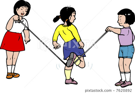 Rubber jump - Stock Illustration [7620892] - PIXTA