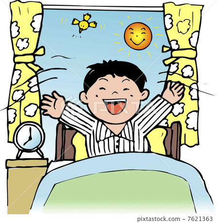 Getting up - Stock Illustration [7621363] - PIXTA