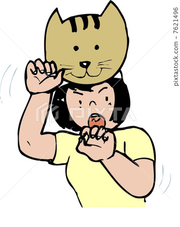 Mimicking cats - Stock Illustration [7621496] - PIXTA