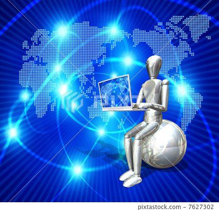 A node of a router that performs data... - Stock Illustration [7627302 ...