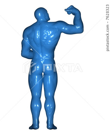 Blue Man - Stock Illustration [7628323] - PIXTA