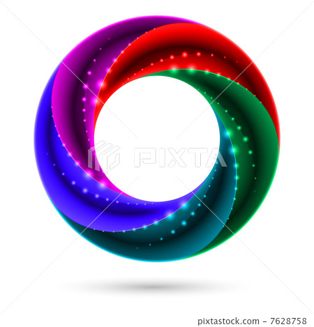 Colorful spiral ring - Stock Illustration [7628758] - PIXTA